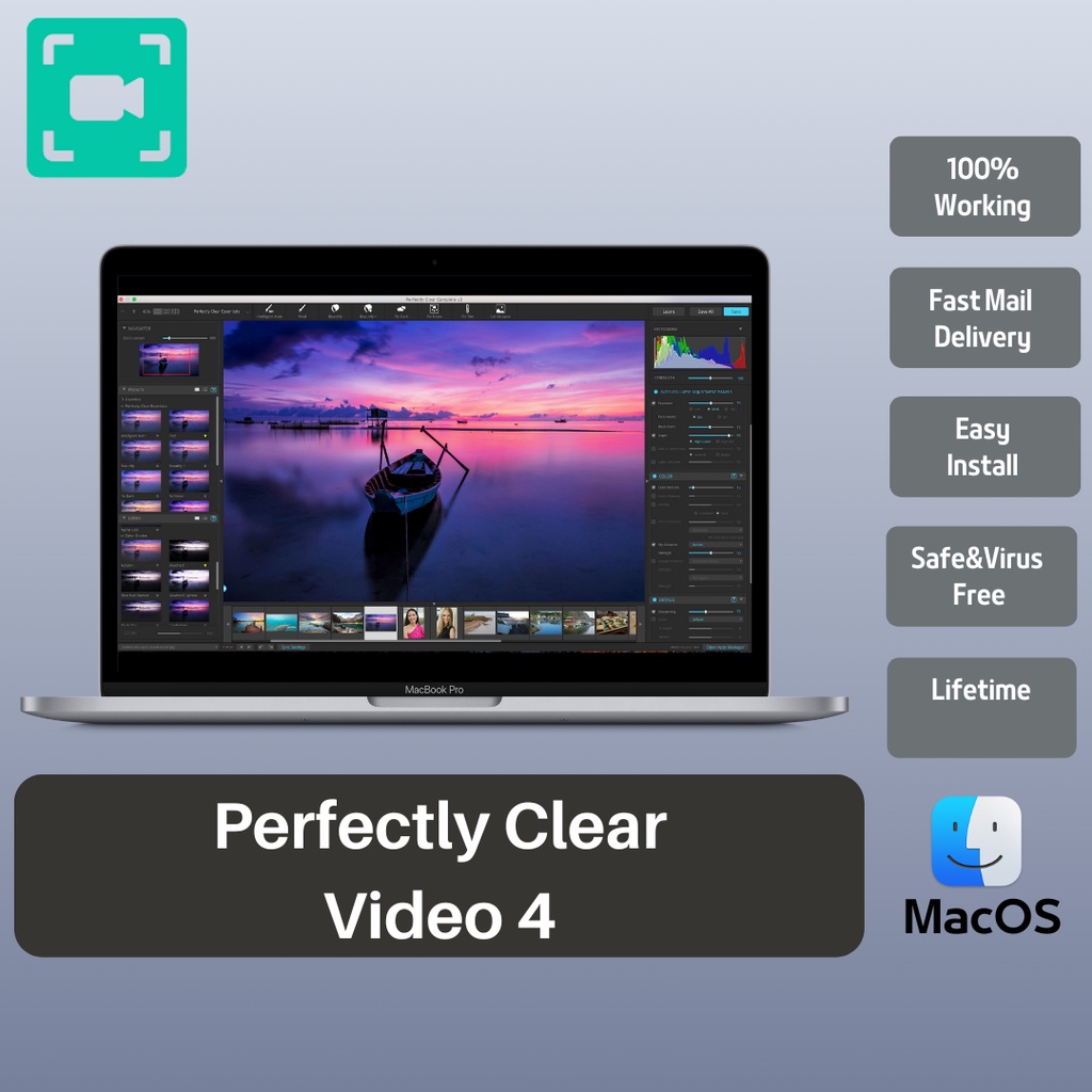 Perfectly Clear Video 4 Lifetime for Intel and M1 Chip Apple Silicone MacOs/Macbook/Mac Software ...