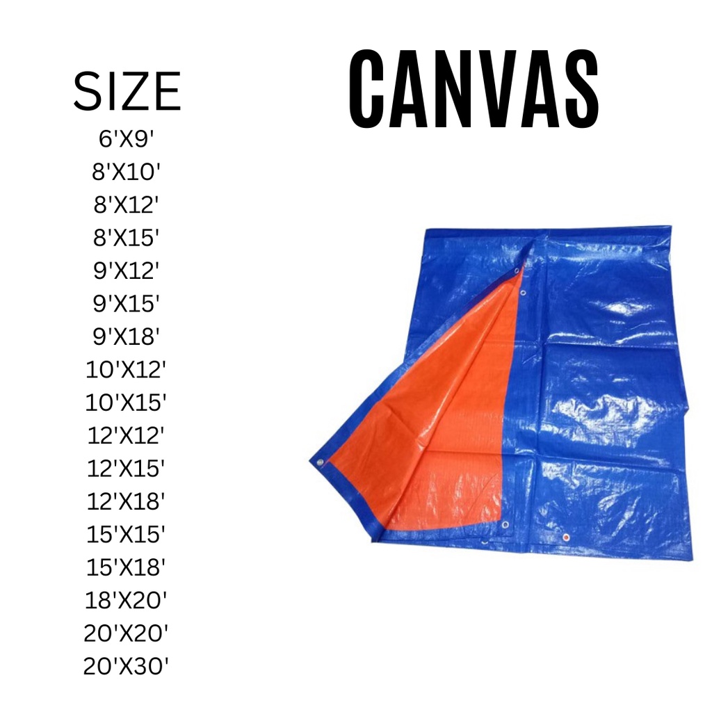 6FT-20FT CANVASTEBAL/KANVAS/PENUTUPLORITEBAL | Shopee Malaysia