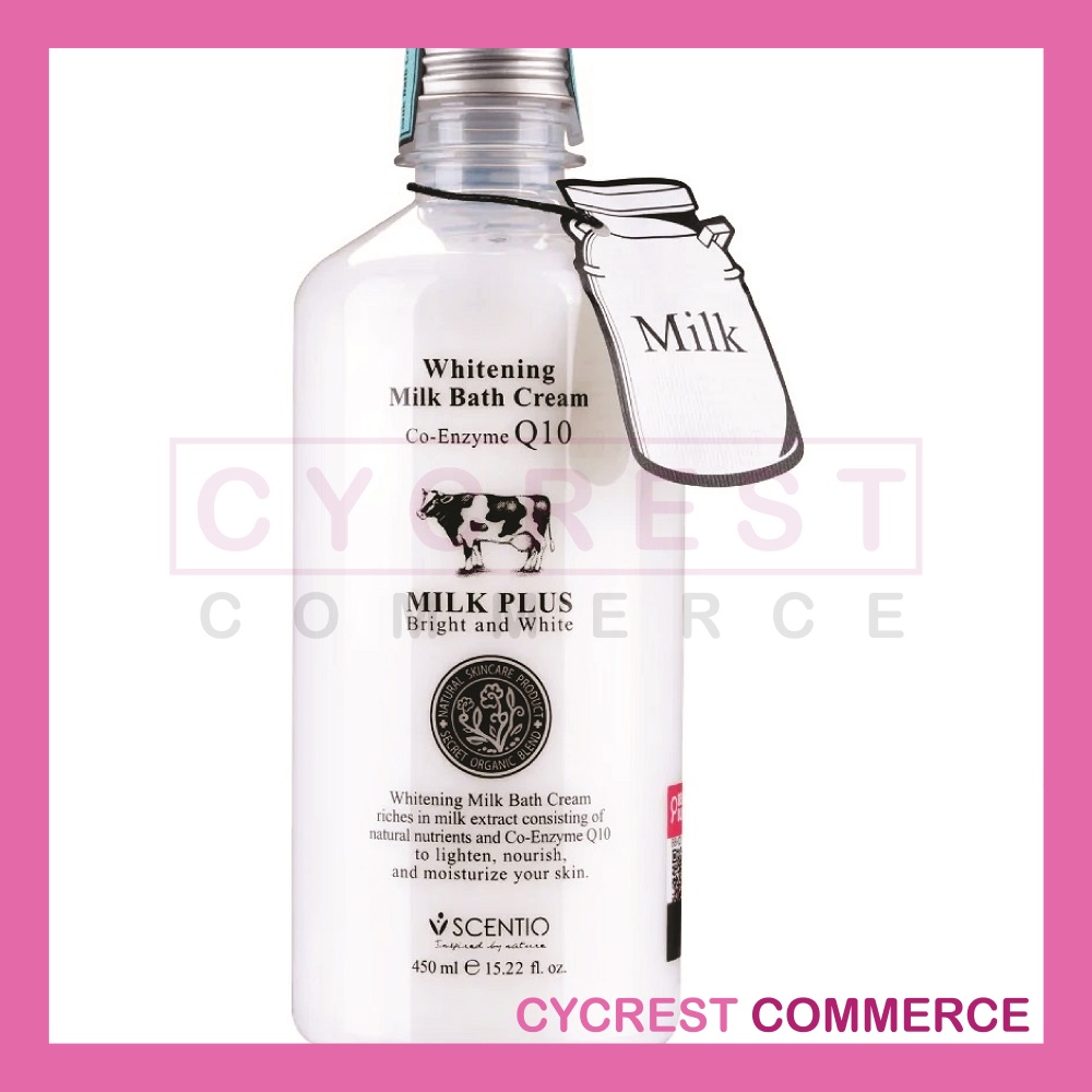 Beauty Buffet Scentio Milk Plus Whitening Q10 Bath Cream (450ml ...