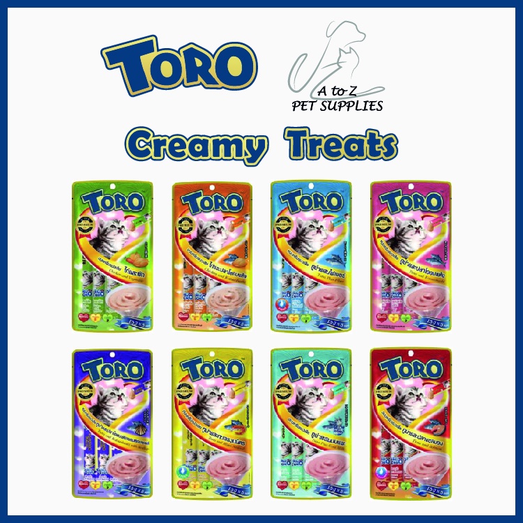 Toro Creamy Cat Treats 15g x 5sticks | Shopee Malaysia