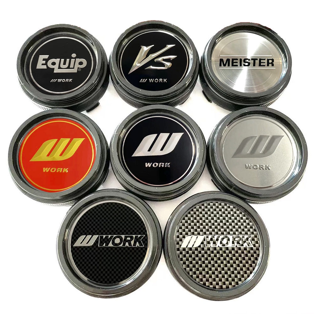 4pcs Equip work center wheel cap 66mm OD & 62mm ID work racing wheel ...