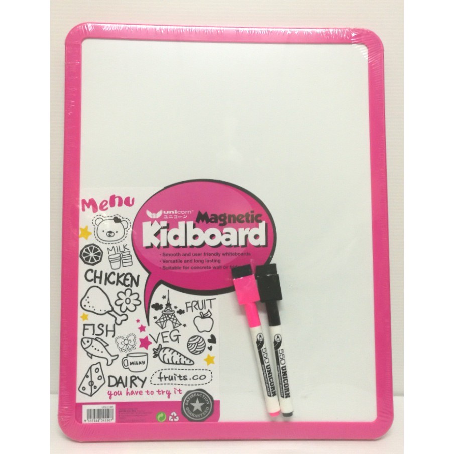 🔥Msia Stock🔥 Unicorn Magnetic Kidboard Big Size 28cm x 35cm *FREE 2 ...