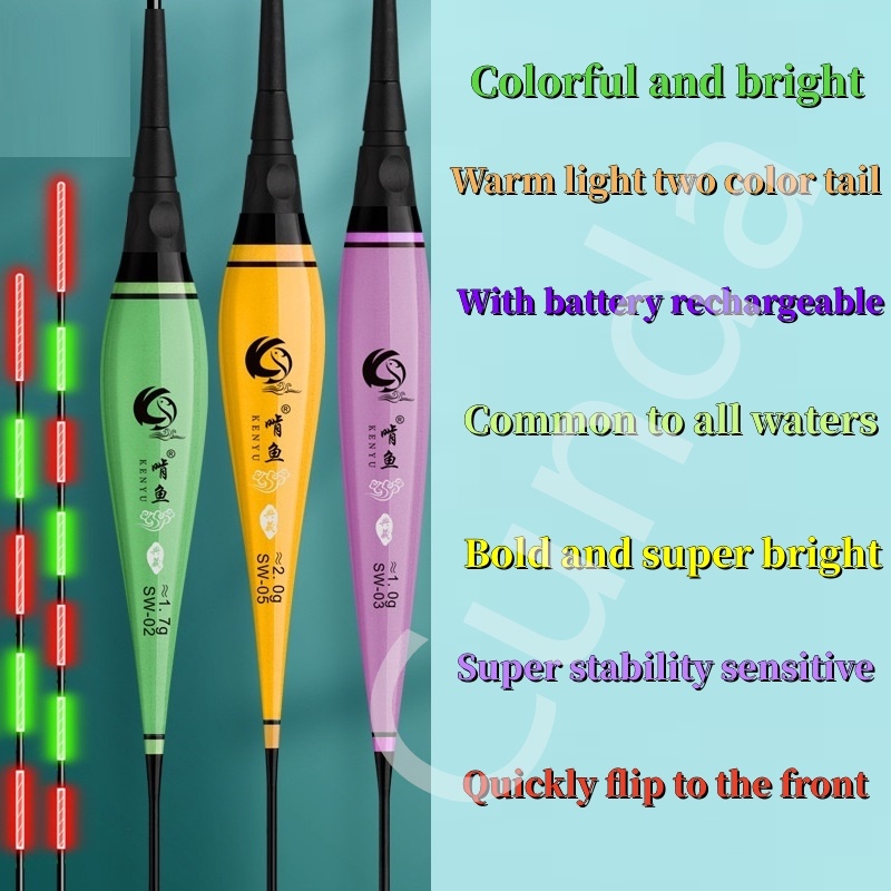 1pcs New Style pelampung pancing nano Electronic Luminous pelampung ...