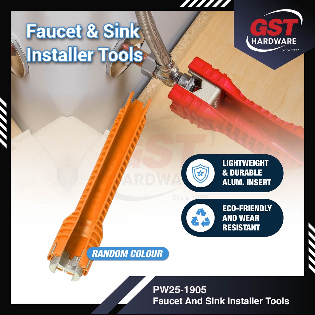 Prowess Faucet And Sink Installer Tools Multifunctional Wrench Faucet ...