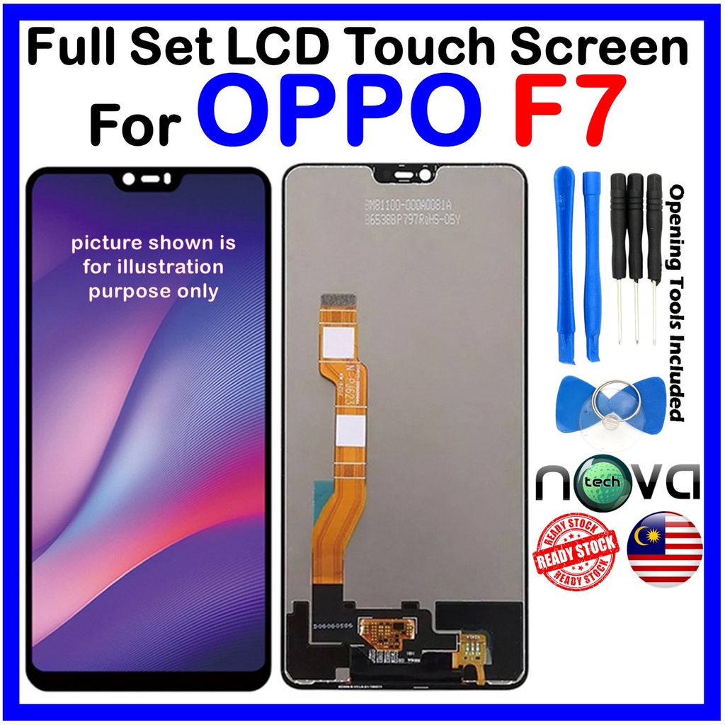 ORI NGS Brand Full Set LCD Touch Screen Fit with OPPO F7 CPH1819 ...
