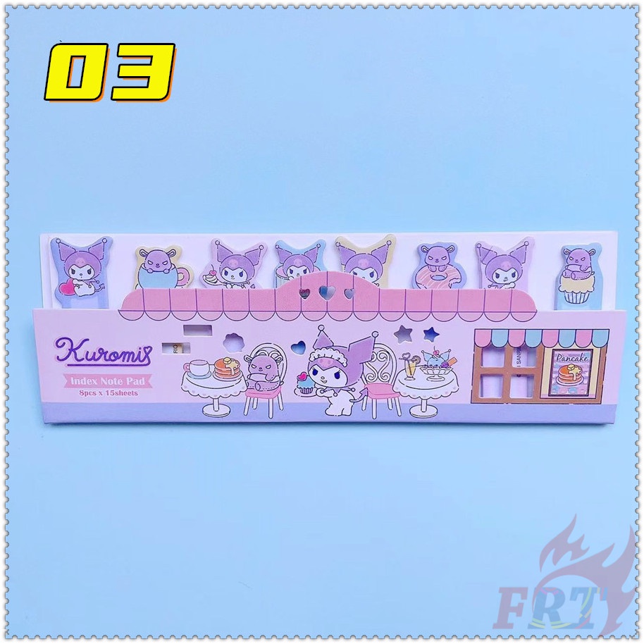 120Sheets Sanrio Q-4 Index Sticky Notes My Melody / Kuromi / Keroppi ...