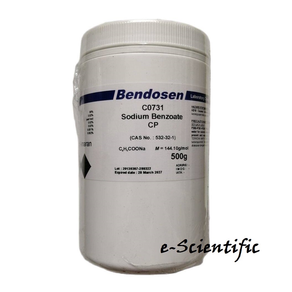Sodium Benzoate, CP, 500g, BENDOSEN | Shopee Malaysia