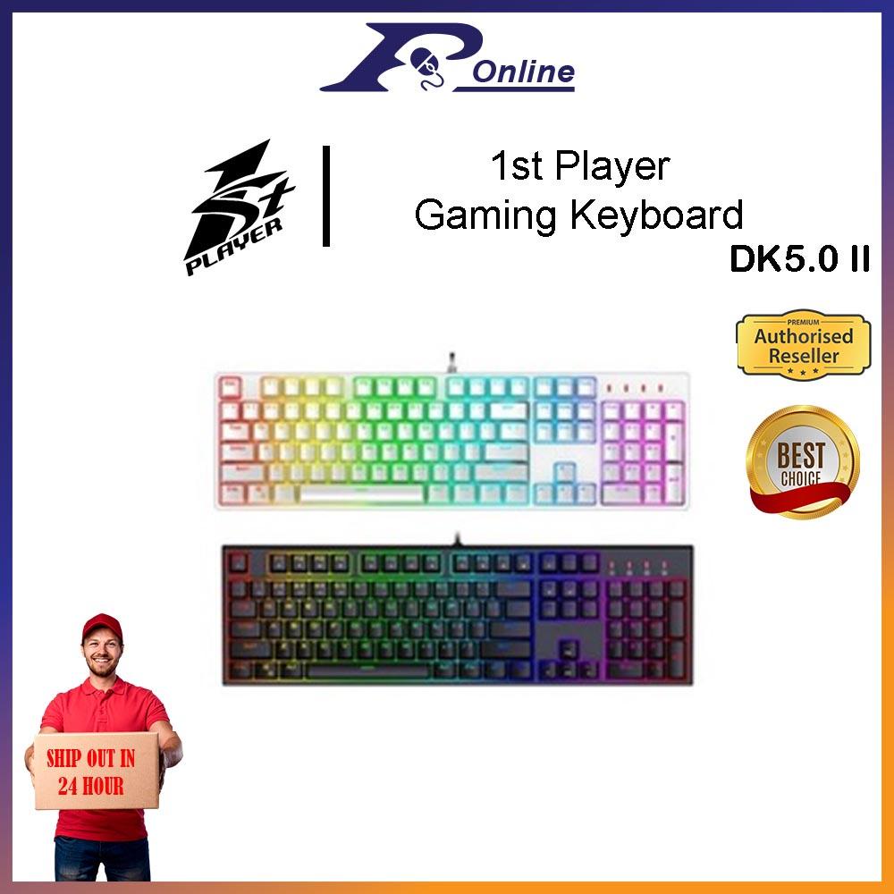 1st Player DK5.0II USB wired 87 & 104 Keys RGB Light Gaming Mechanical ...