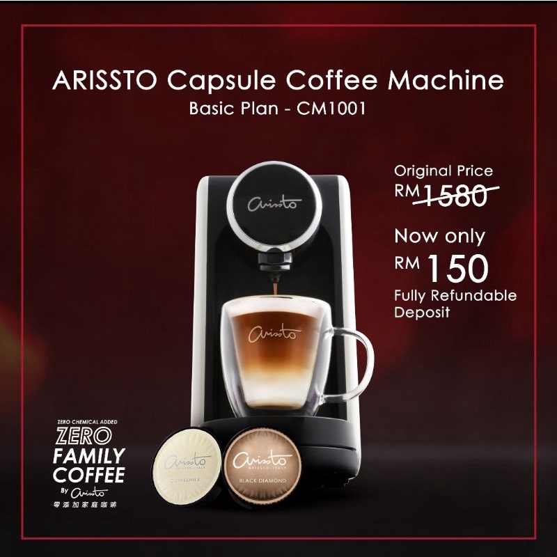 Mesin Kopi Arissto / Arissto Coffee Machine | Shopee Malaysia