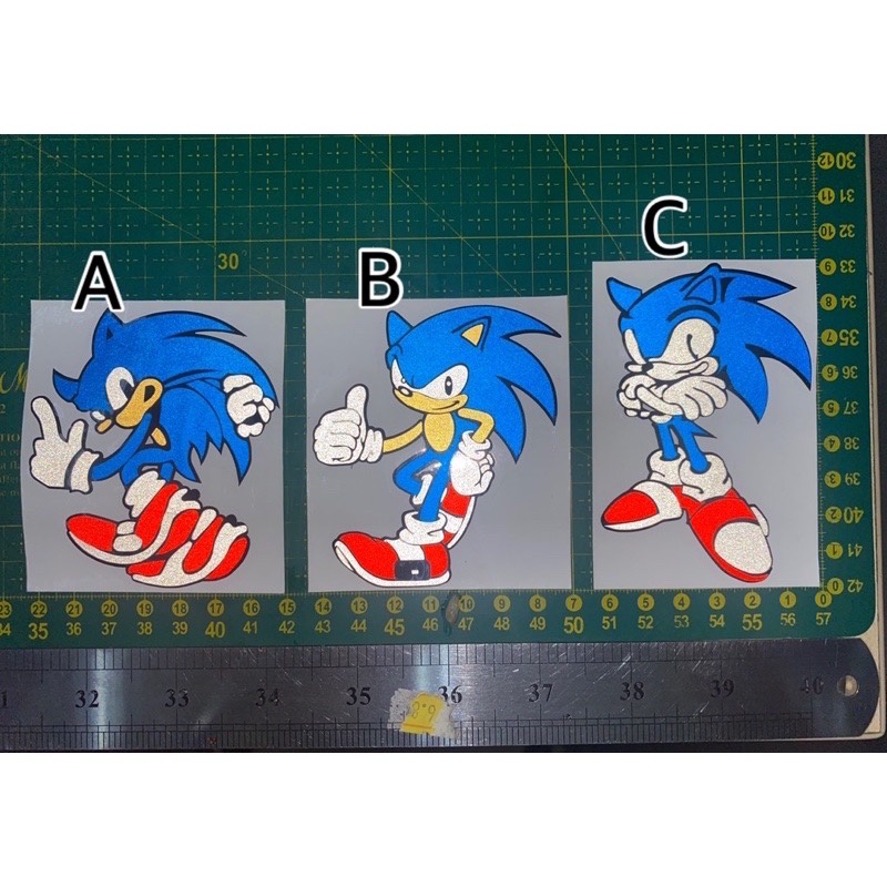 Sticker pelekat reflec super sonic Yamaha suzuki honda modernas helmet ...