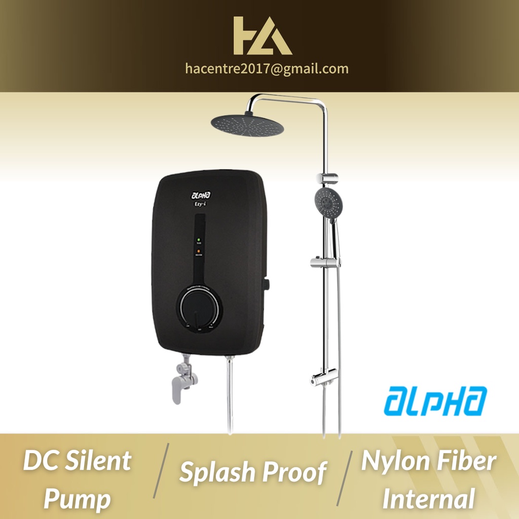 Alpha Rain Shower DC Booster Pump Water Heater EZY-i(RS) | Shopee Malaysia