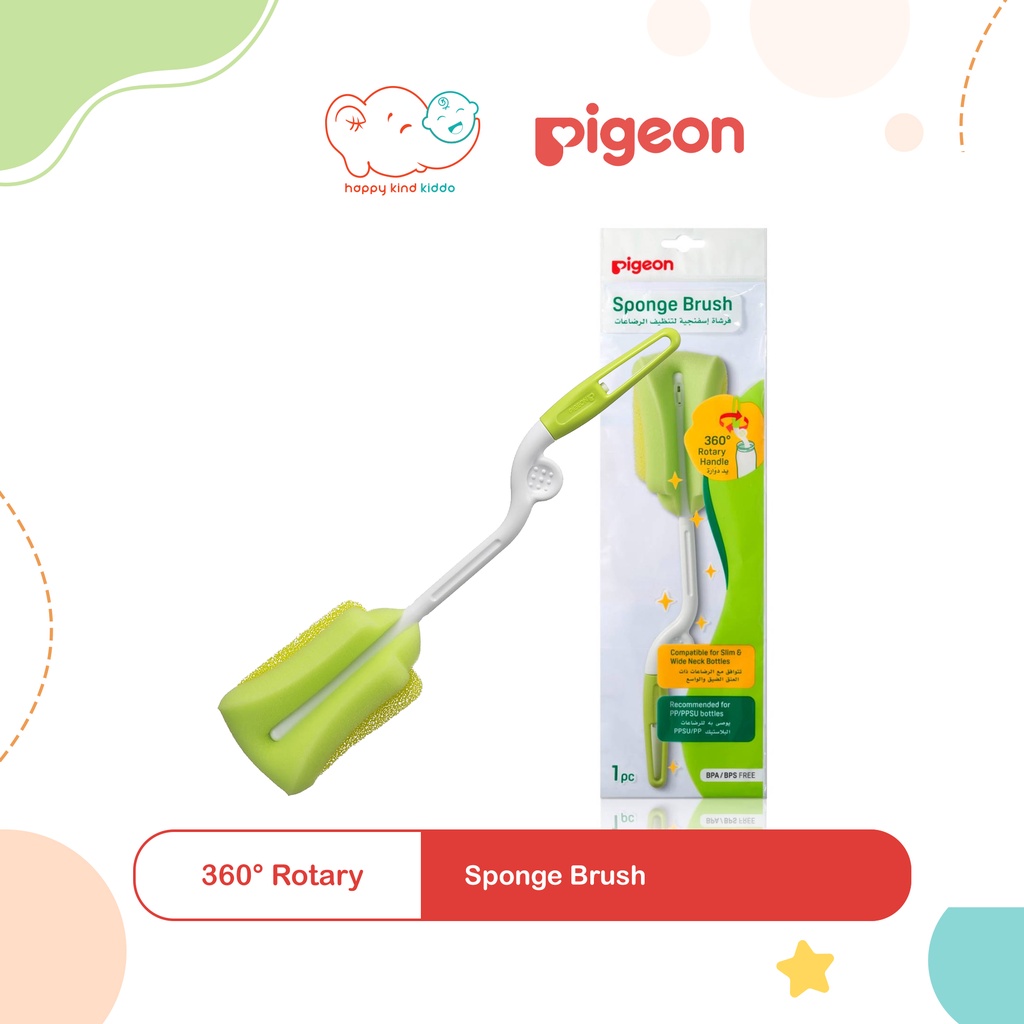 Pigeon Sponge Brush 360 Rotary | Shopee Malaysia