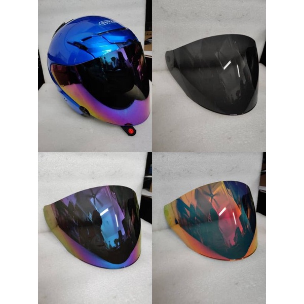 Helmet visor SHOEI mhr CJ1 TSR visor 2 tone black tinted smoke AX3 V10 ...