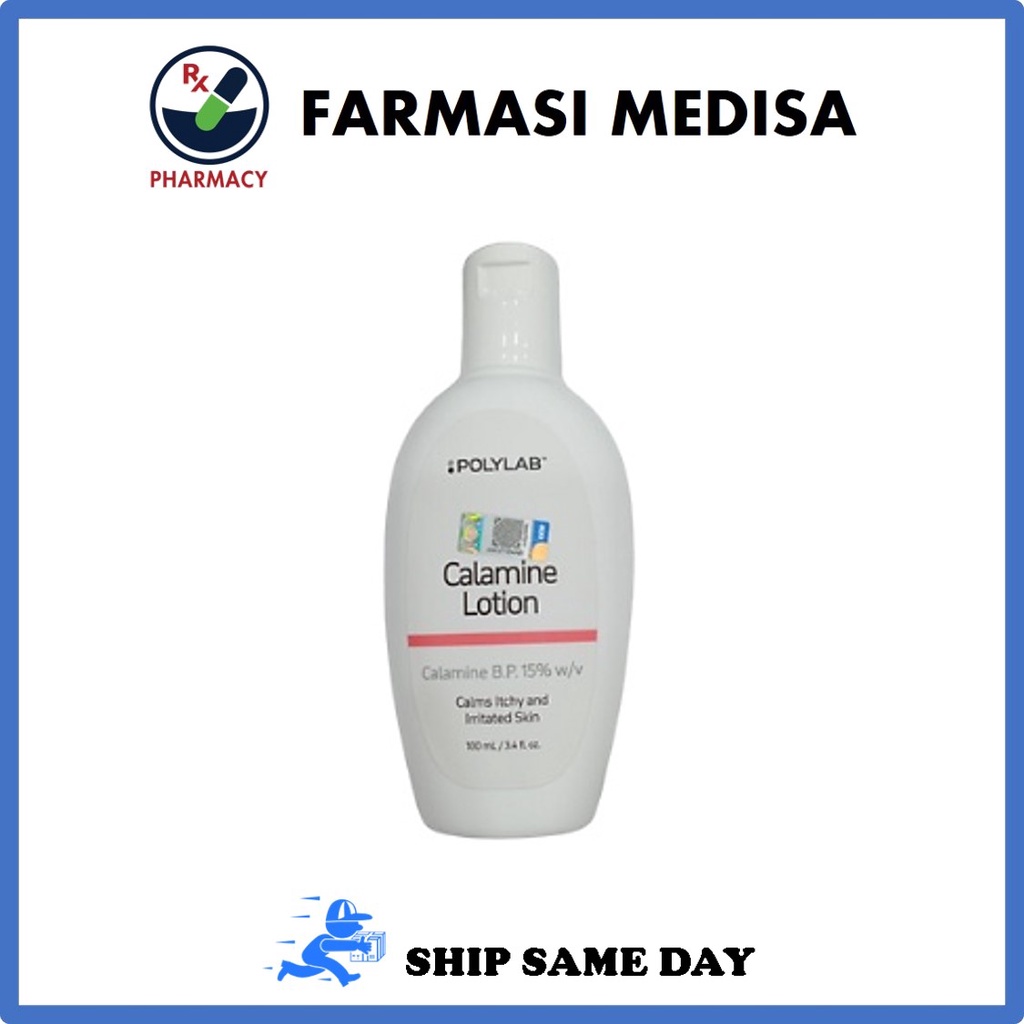 Polylab Calamine Lotion 100ml for face & body | Shopee Malaysia