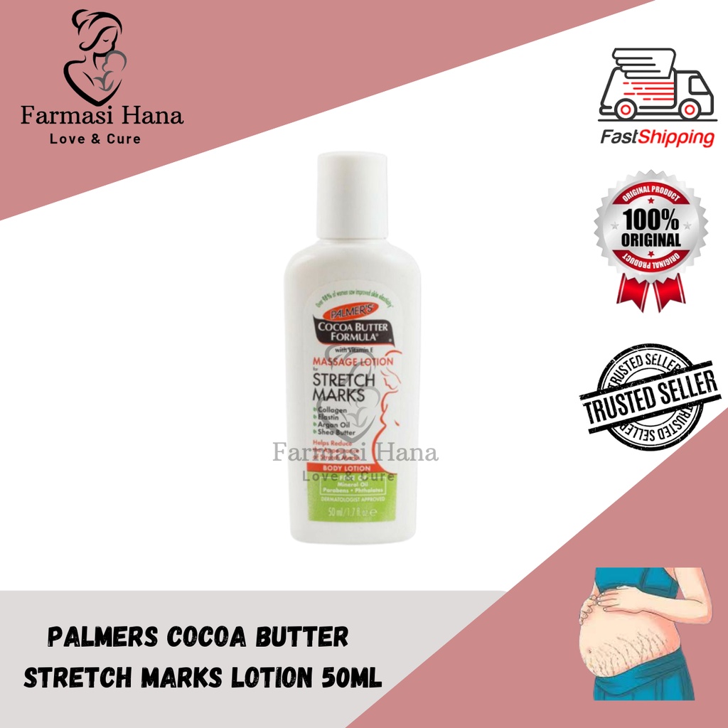 PALMERS COCOA BUTTER STRETCH MARKS LOTION 50ML | Shopee Malaysia