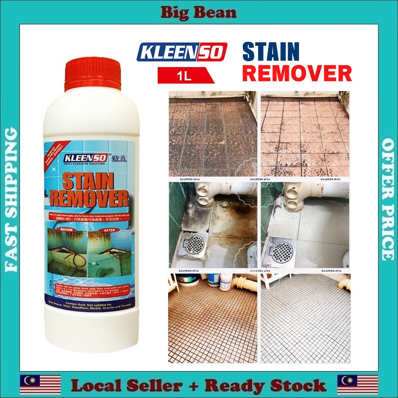 KLEENSO Concentrated Stain Remover (1 Litre) 1000ML | Pencuci Lantai ...