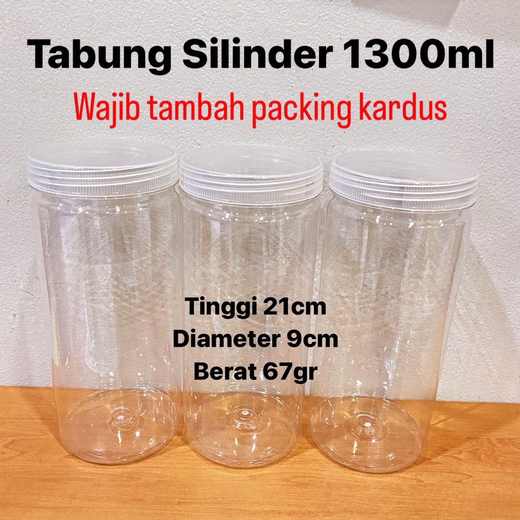 Cylinder Tube Jar 1300ml | Shopee Malaysia
