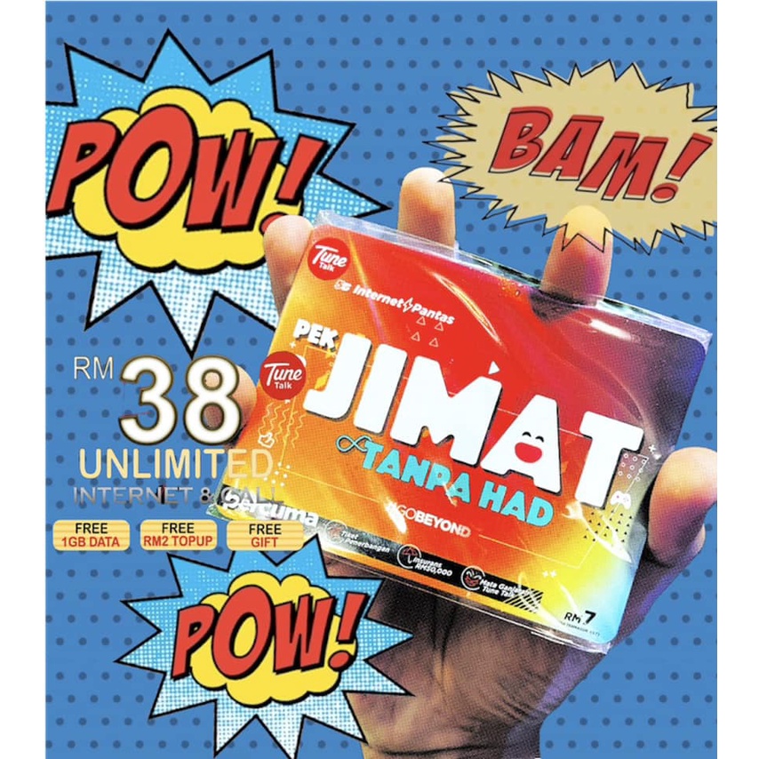 Unlimited Data & Call Tune Talk Sim Cards 5G Terpantas (Free Shipping ...
