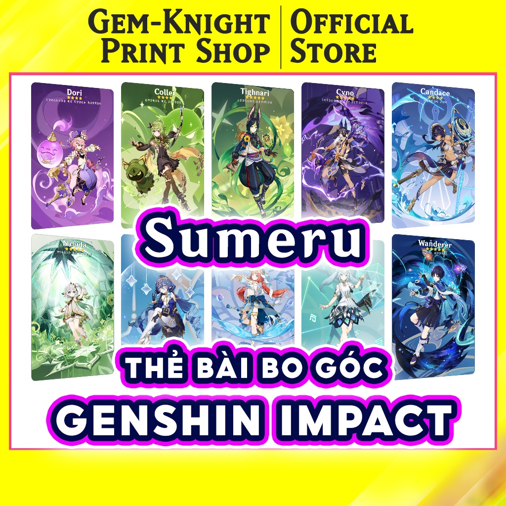 [CARD] Cornered Character CARD Genshin Impact Sumeru - Character CARD ...