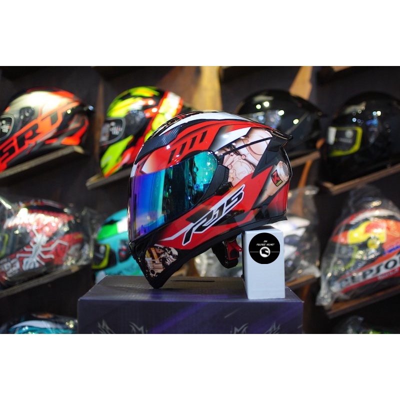 Royal M138 Yamaha R15 Fullface Helmet red 2 | Shopee Malaysia