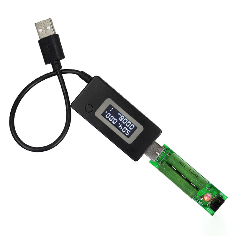 LCD USB Voltage/Amps Charging Capacity Meter Tester DC Digital ...