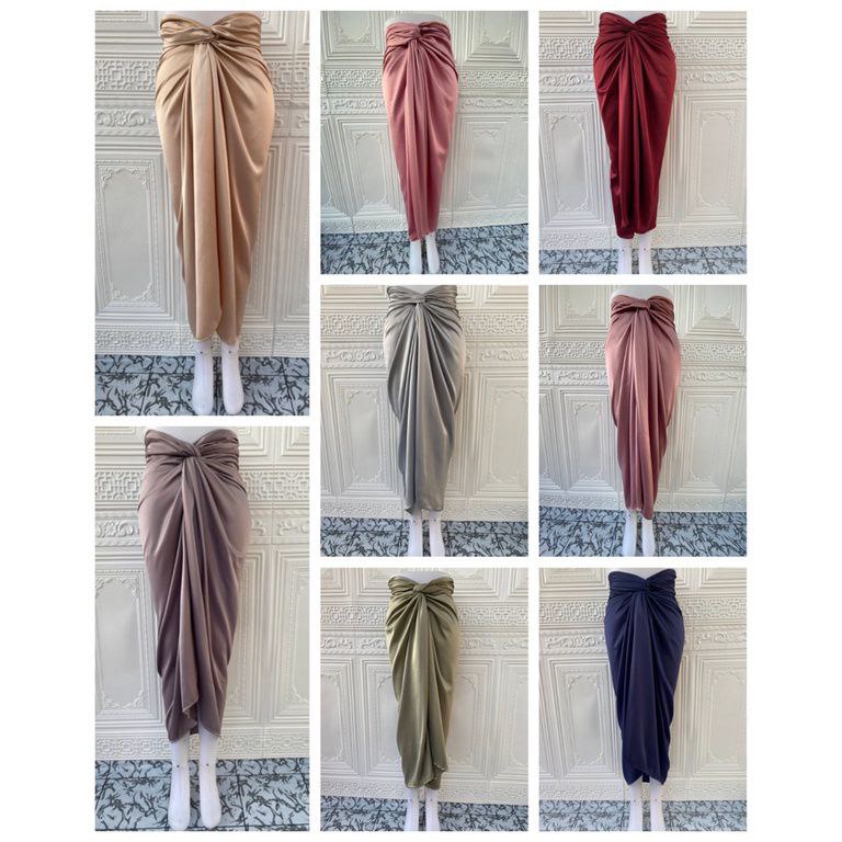 Skirt Velvet Lilit Pario Instant Tak Perlu Ring Bukle Shopee Malaysia
