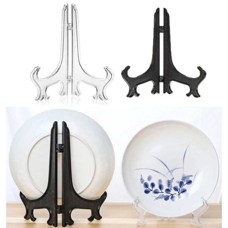 Portable Plastic Picture Frames Photo Display Stand/Bowl Dish Tray ...