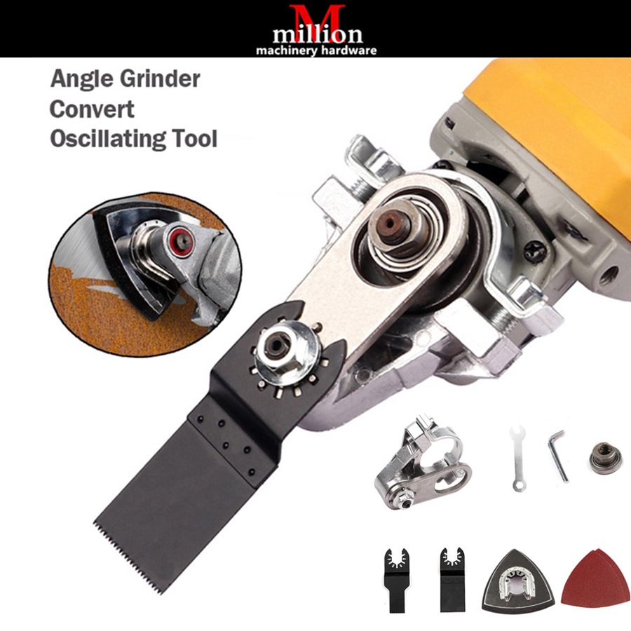 4" Angle Grinder Adapter Oscillating Multi Tool Cordless Oscillator ...