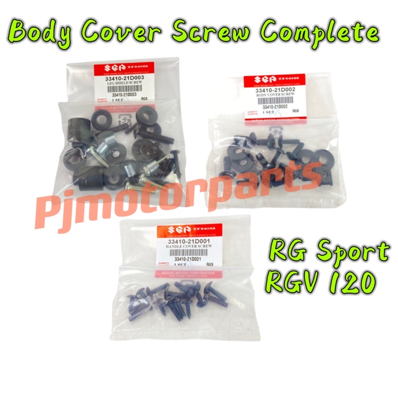 Suzuki RG Sport 110 / RGV120 RGV 120 (1 Set) Complete Body Cover Set ...
