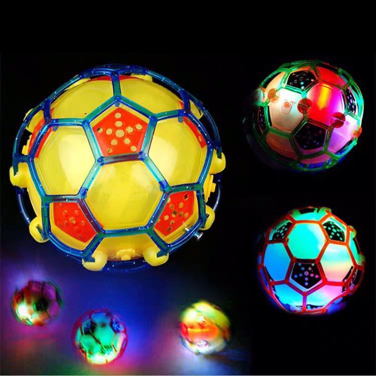 Bouncing Football LED Flashing Light Music Jumping Ball Interactive ...