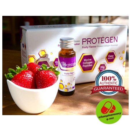 Protegen Strawberry Flavour Collagen Mixed Beverage 50ml X 12 bottles ...