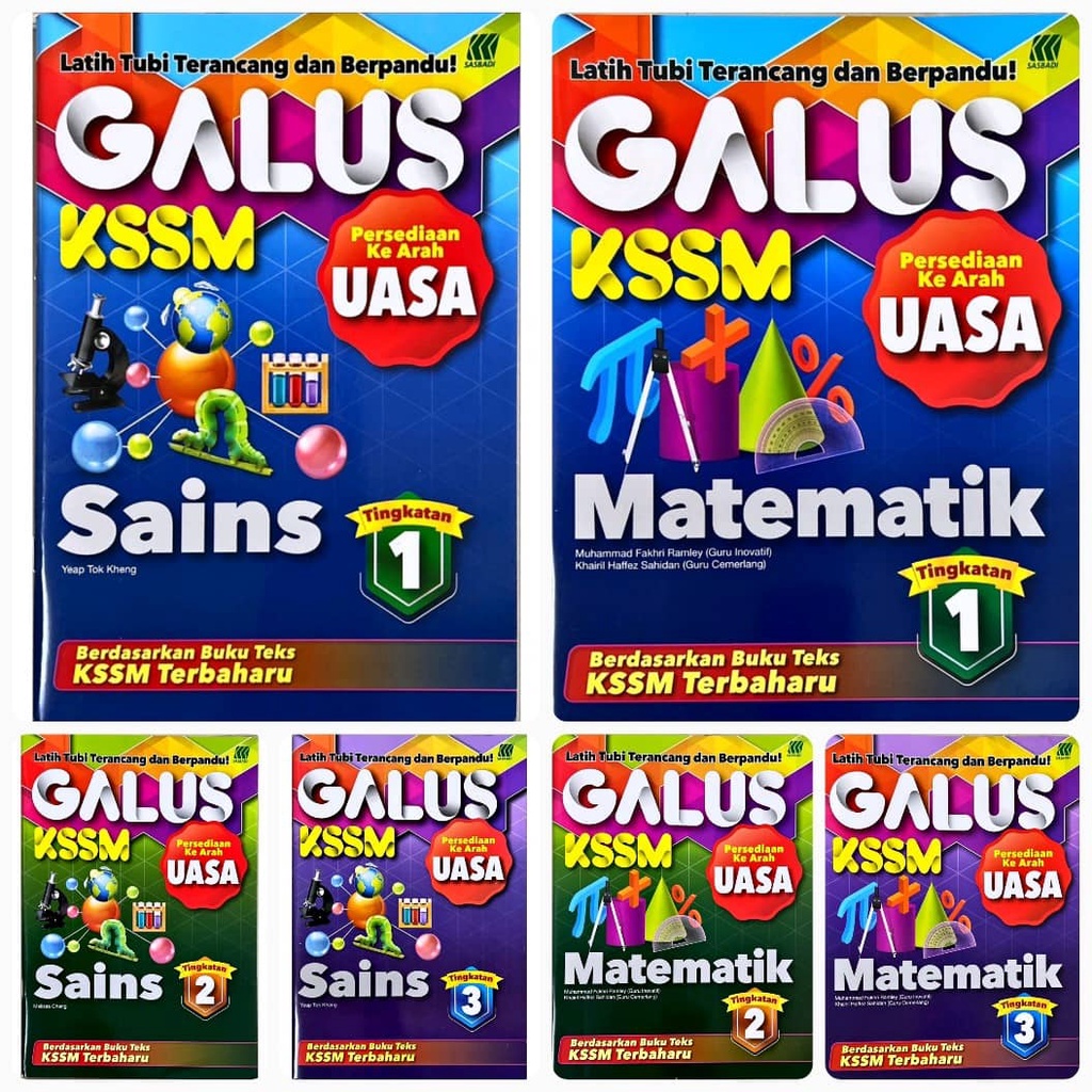 GALUS KSSM TINGKATAN 1.2.3 (UASA) SASBADI | Shopee Malaysia