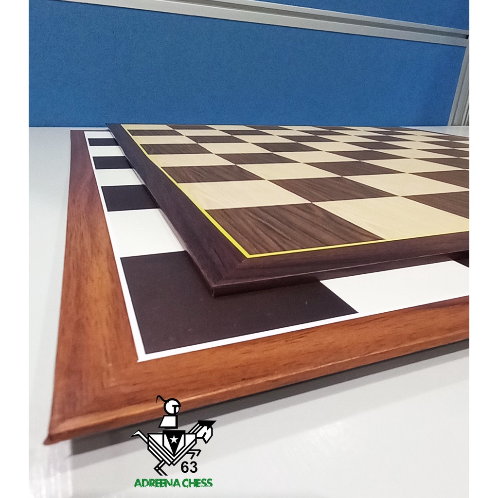 4-fold Chessboard MDF Material Dark Wood Motif National Standard ...