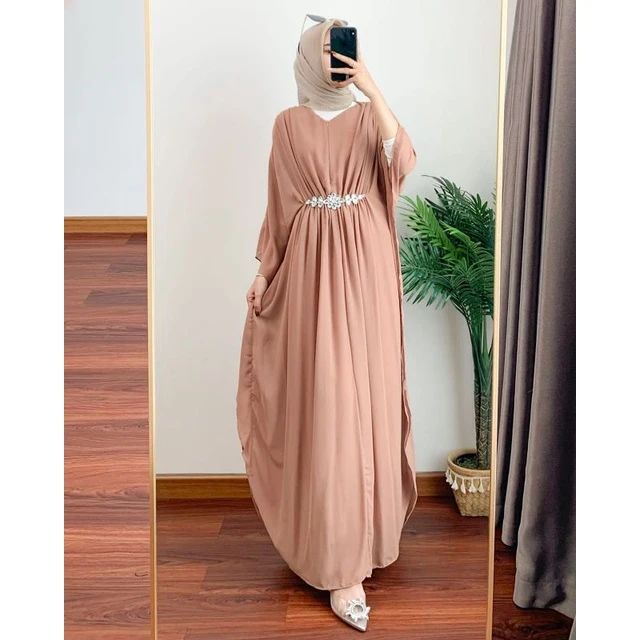 HITAM PUTIH Muslimah Party Clothes Shabira Kaftan Muslim Dress ...