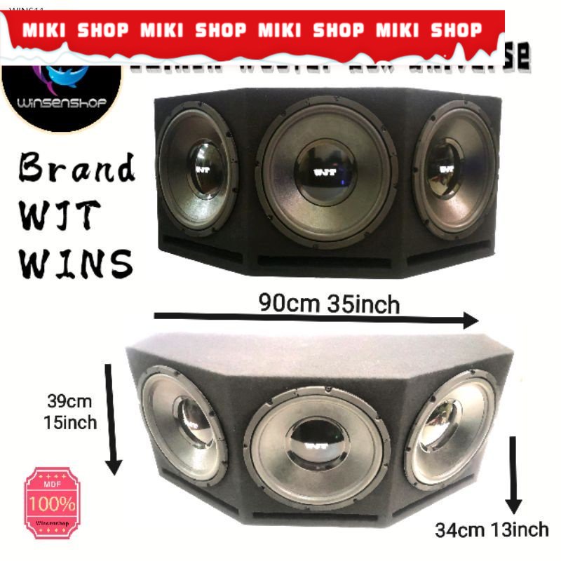 # WJT / WINS 12inch sub woofer and woofer box, triple 12inch universe ...
