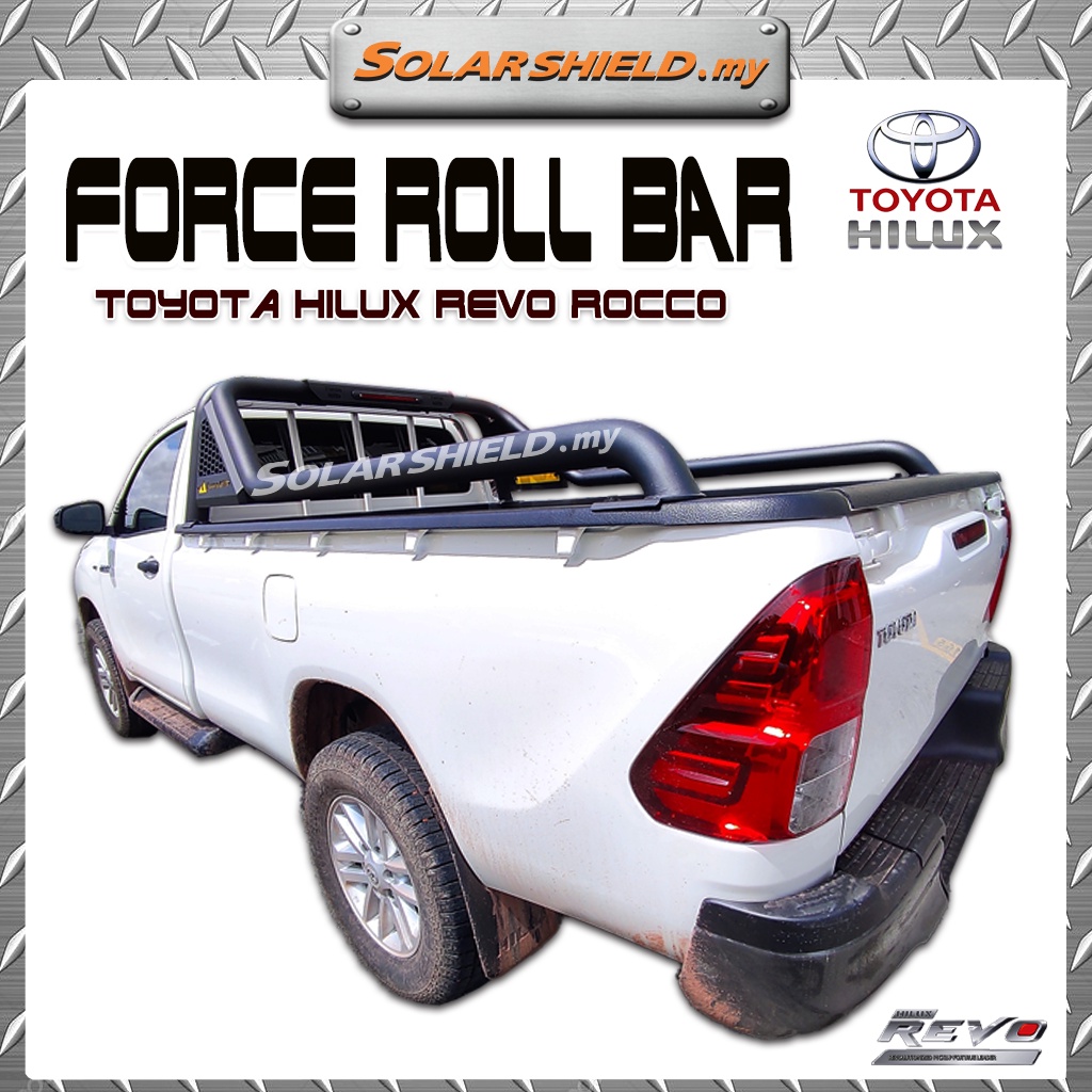 Toyota Hilux Revo Single Cab (2 Door) 4x4 Force 4WD Roll Bar Sport Bar ...