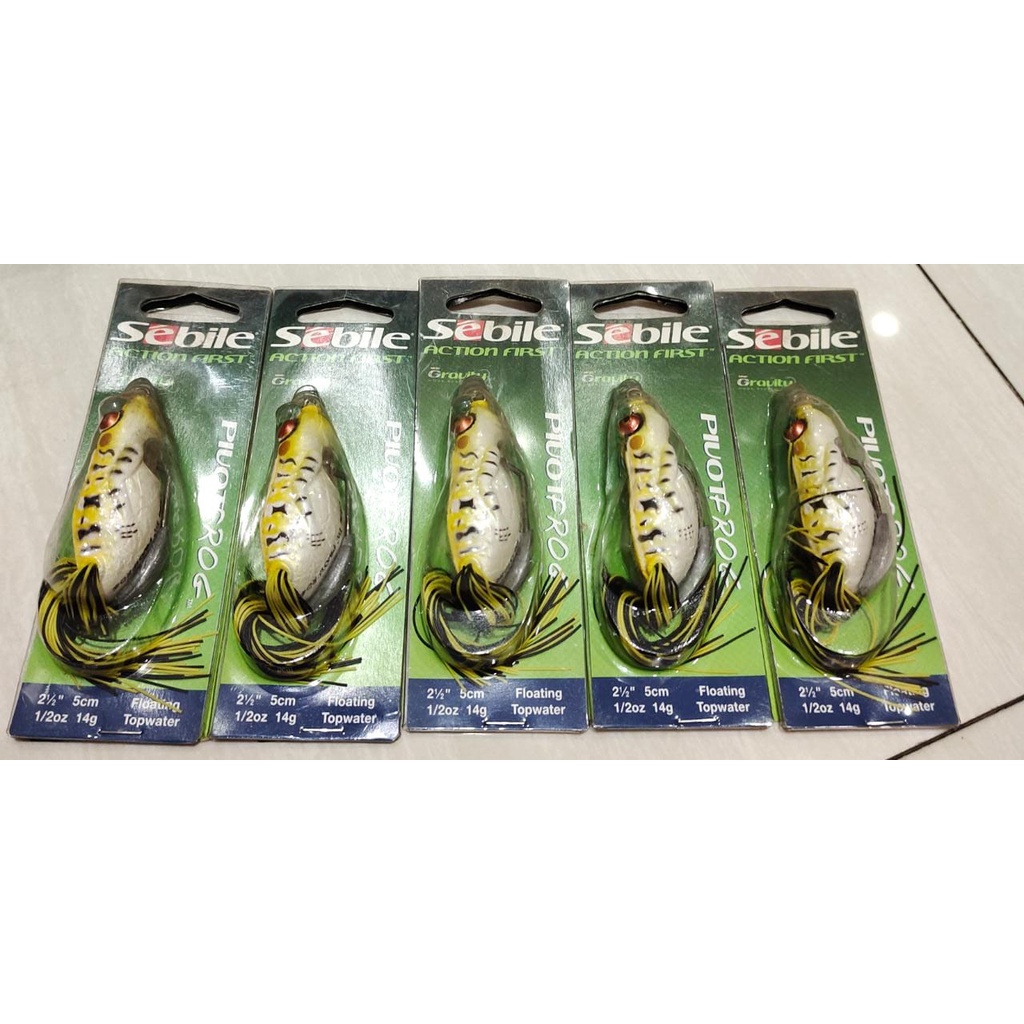 Best Selling!! Bait Sebile Pivot Frog PF-AF-2-1/2-FL FRY 14G | Shopee ...