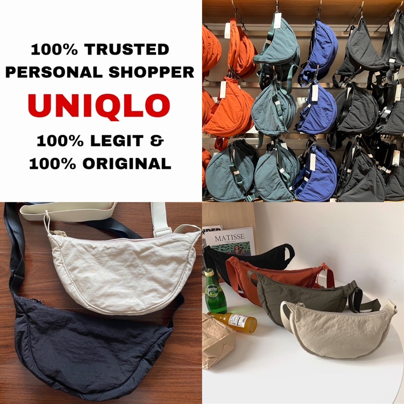💯 Original Uniqlo Round Mini Bag / Bag Viral & Hot Selling 🔥 | Shopee ...