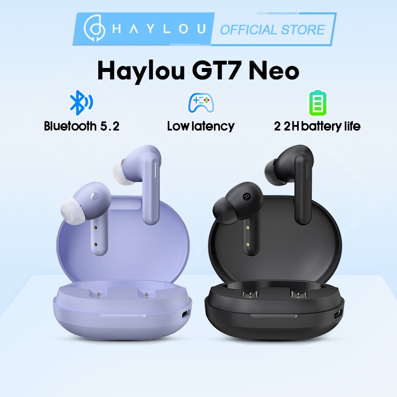 Haylou GT7 Neo Earbuds True Wireless Earphones Bluetooth 5.2 65ms Low Latency Bluetooth ...