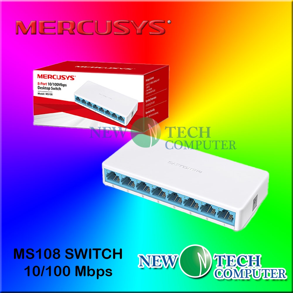 Mercusys MS105G 5 PORT / MS108G PORT GIGABIT 10/100/1000Mbps Desktop ...