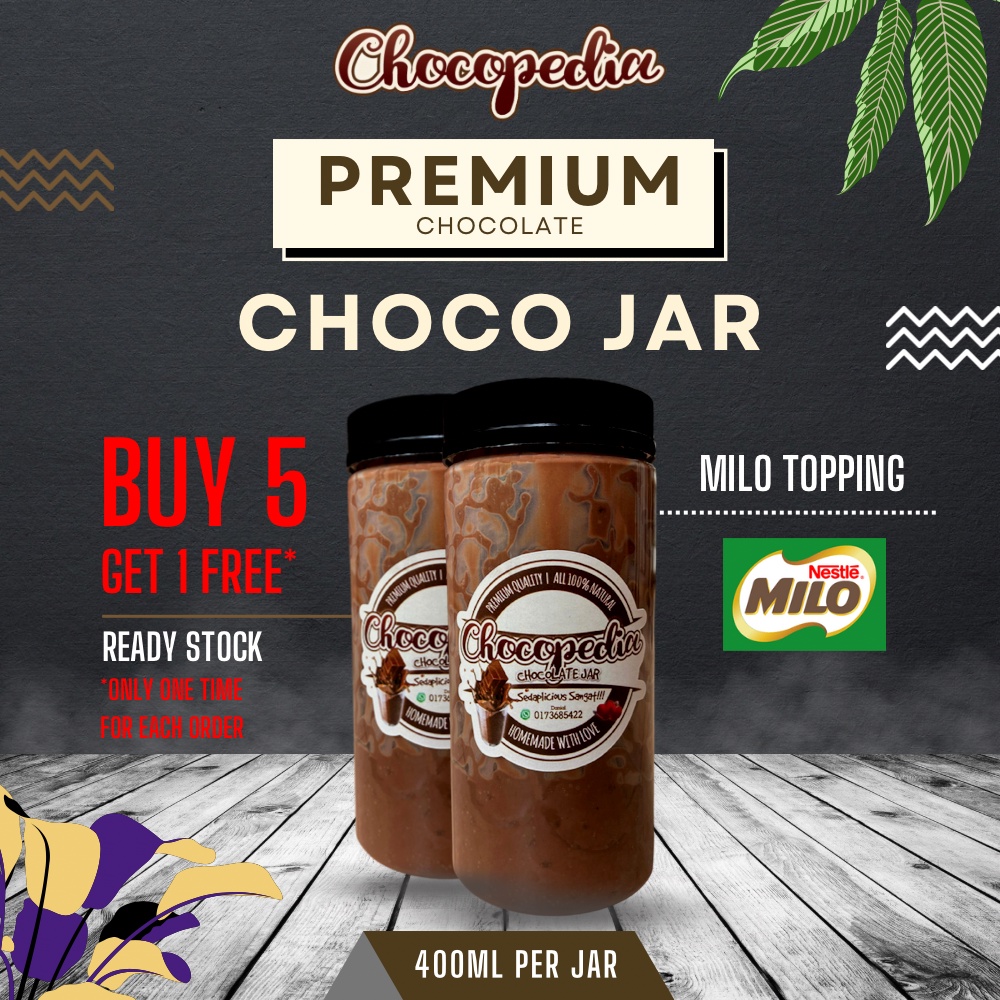 [NEW] [READY STOCK] Chocopedia Premium Choco Jar Crunchy Coco Crunch w ...