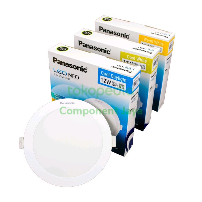 PANASONIC NEO SLIM 12W 12 WATT LED PANEL DOWNLIGHT LIGHTS NNP74578031 ...