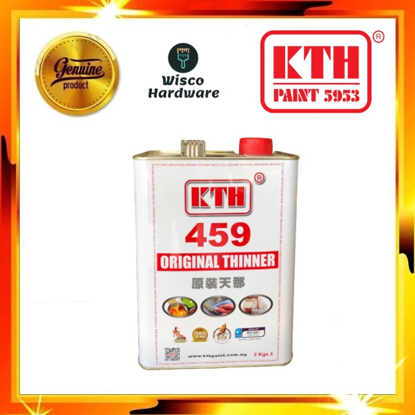 Kth 400ml 2kg thinner / thinner 2k / cat kereta 2k bancuh / thinner tin ...