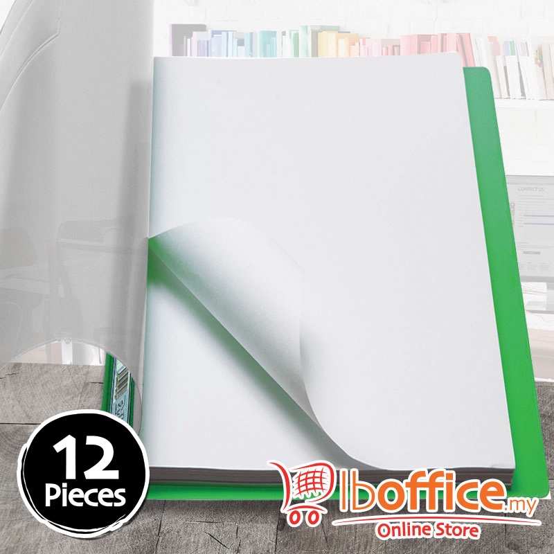 PVC Management File - EMI 807A - A4 - Green - 12pcs | Shopee Malaysia