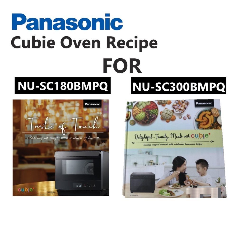 Panasonic NU-SC180BMPQ Cubie Taste of Touch Cook Book Cooking Recipe ...