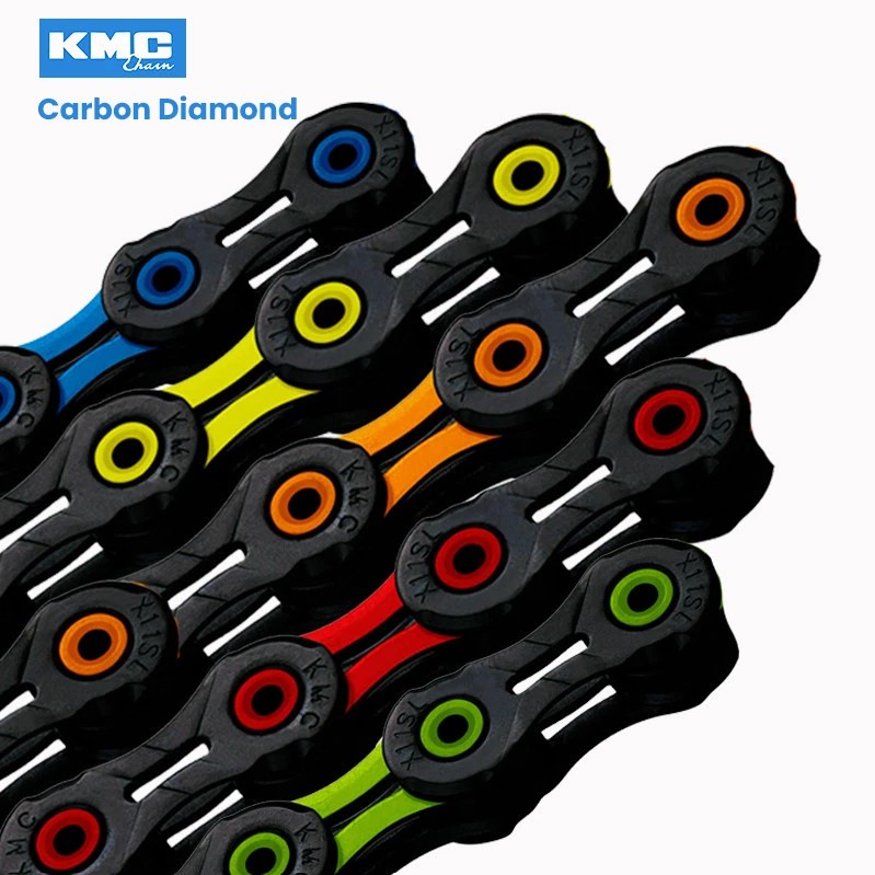 Original KMC DLC X11SL-DLC 11 Speed 12 speed yellow Trekking 128Links ...