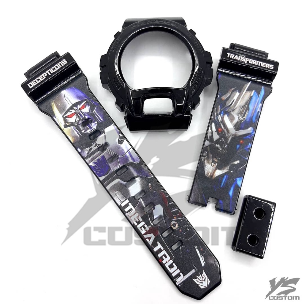(YScustom) GDX6900 JELLY " TF MEGATRON " CUSTOM PRINTING BAND AND BEZEL ...