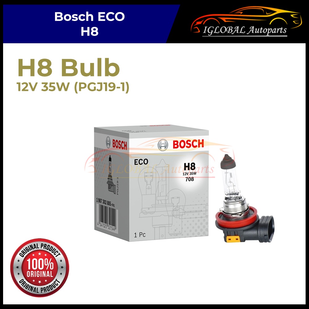 Bosch ECO H8 12V 35W Halogen Light Bulb | Shopee Malaysia