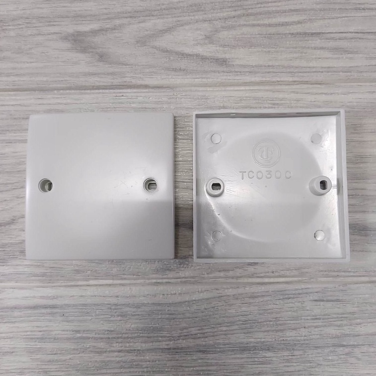 Box Cover Penutup Soket Pvc 3X3 SINGLE BOX SOCKET CLOSE HOLE PLUG ...