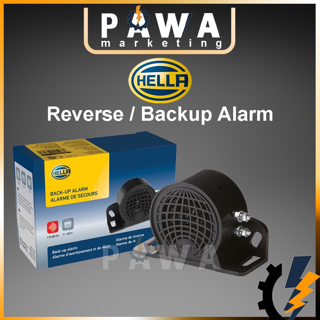 Hella 3SL 009 148 141 Waterproof Reverse Horn Safety Backup Alarm ...